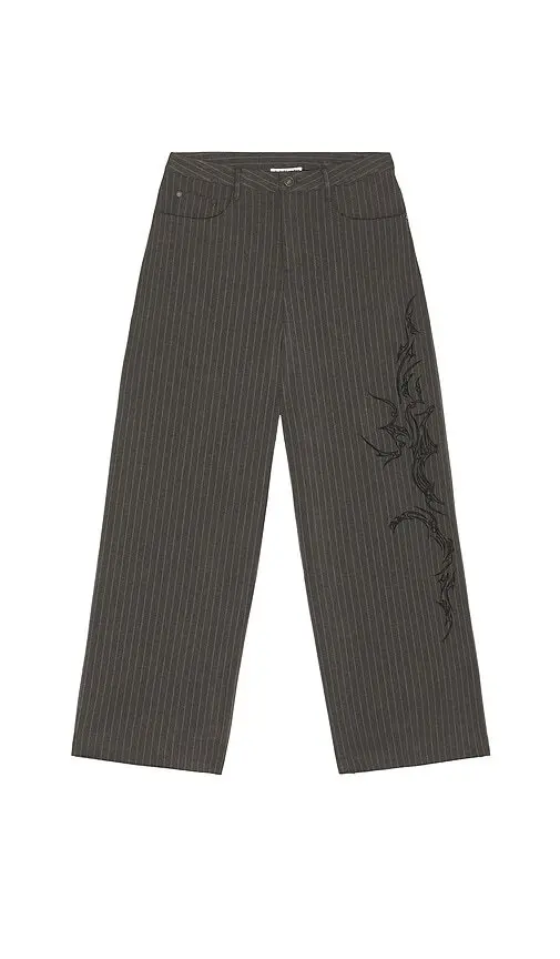 JADED LONDON Gothic Pinstripe Goliath Trousers