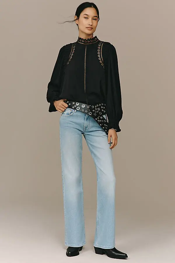 MOTHER The Bookie Sneak High-rise Bootcut Jeans