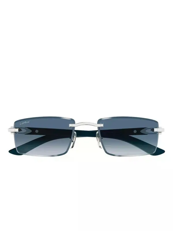 CARTIER Rectangle-frame Sunglasses