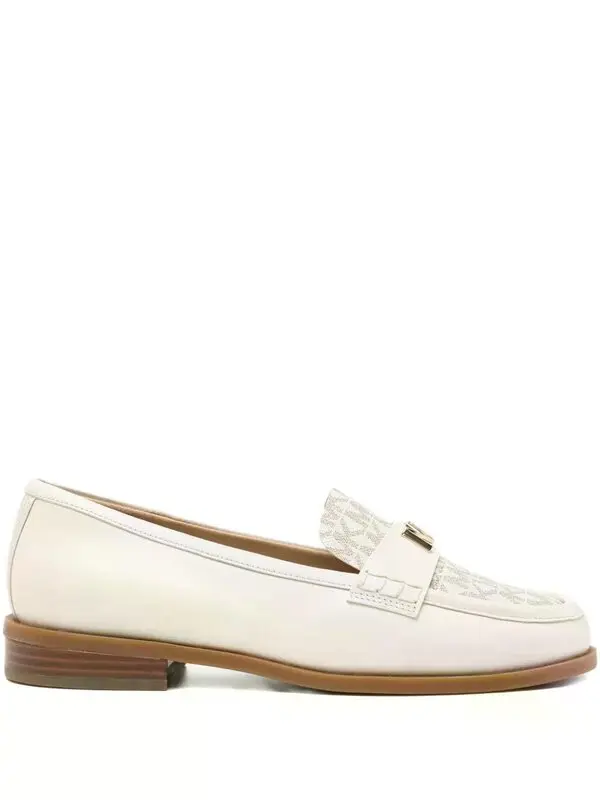 Michael Kors Lex Leather Loafers - White