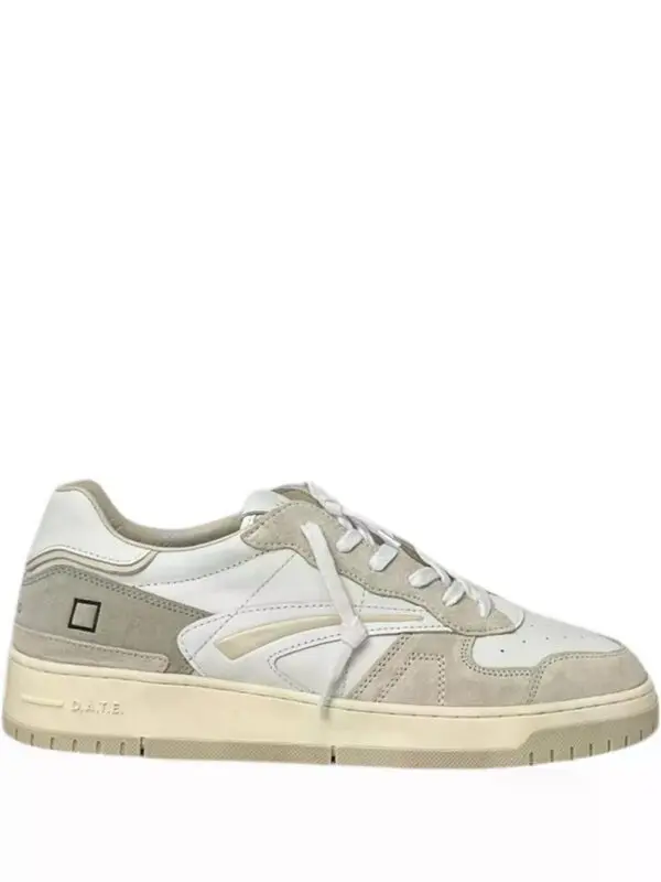 D.a.t.e. Torneo Perforated-panel Sneakers - Neutrals