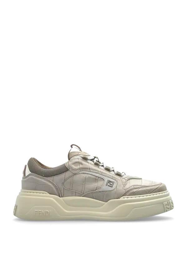Fendi Force Low-top Sneakers - Grey