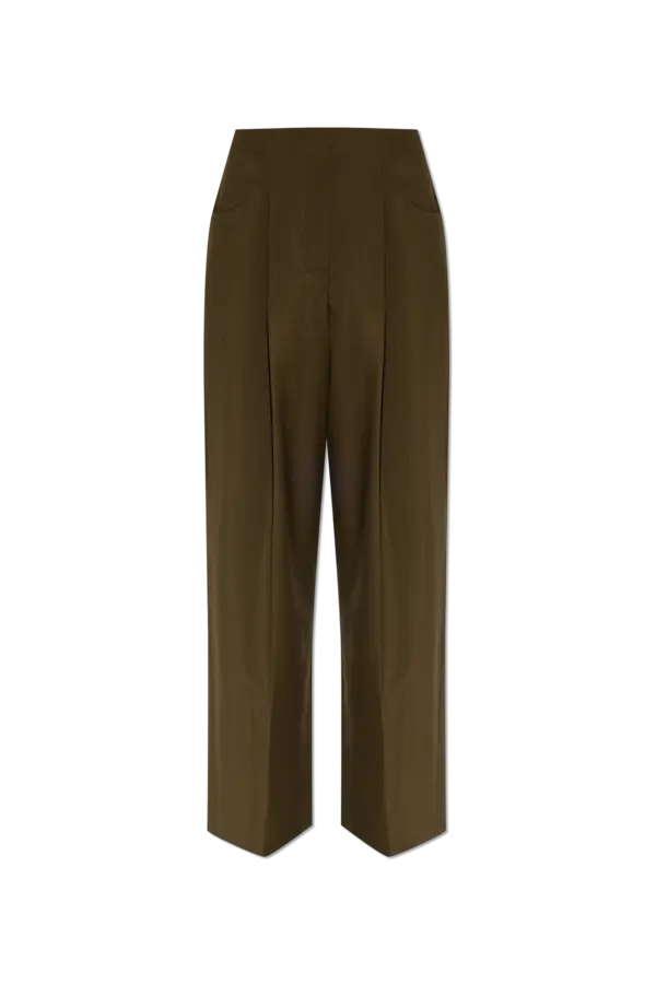Fendi Wool Pleated Trousers