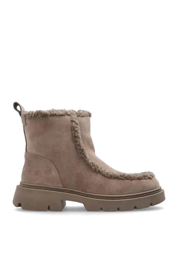 Inuikii Biker Suede Snow Boots - Beige