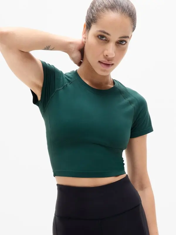 Athleta Momentum Flex Crop Tee