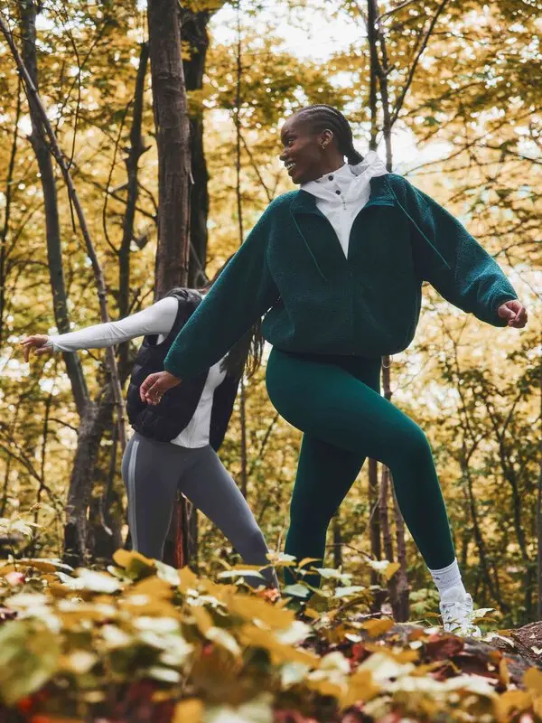 Athleta Boucle Fleece Jacket - Pine