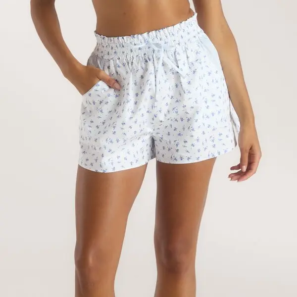 Lounge Bloom & Stripe Pyjama Shorts