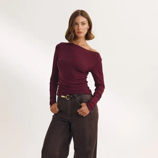 Lounge Slash Neck Top