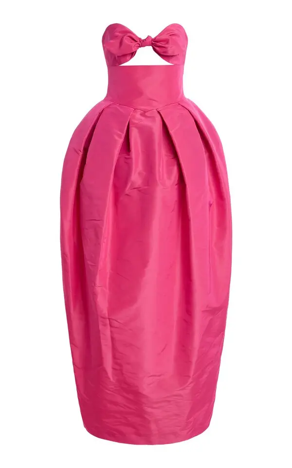 ATELIER PRABAL GURUNG Strapless Silk-faille Gown