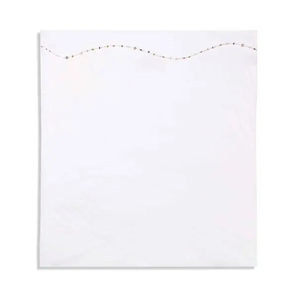 CHRISTIAN FISCHBACHER Juwel Embroidered Sateen Flat Sheet, King