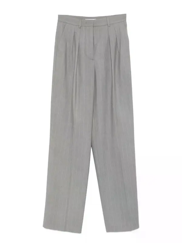 MANUEL RITZ Double-pleat Pinstripe Trousers