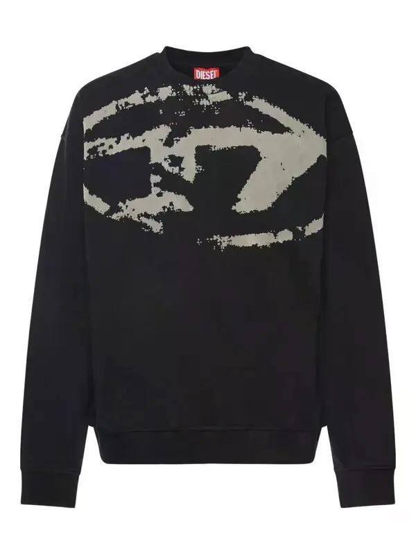 Diesel Graphic Print Sweatshirt - Black