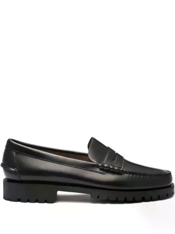 SEBAGO Penny Leather Loafers - Black