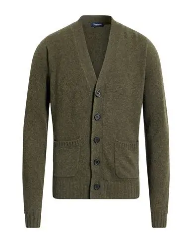 DRUMOHR Lambswool Military Cardigan