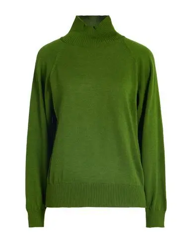 CROCHÈ Turtleneck Knit Top In Merino Wool And Acrylic