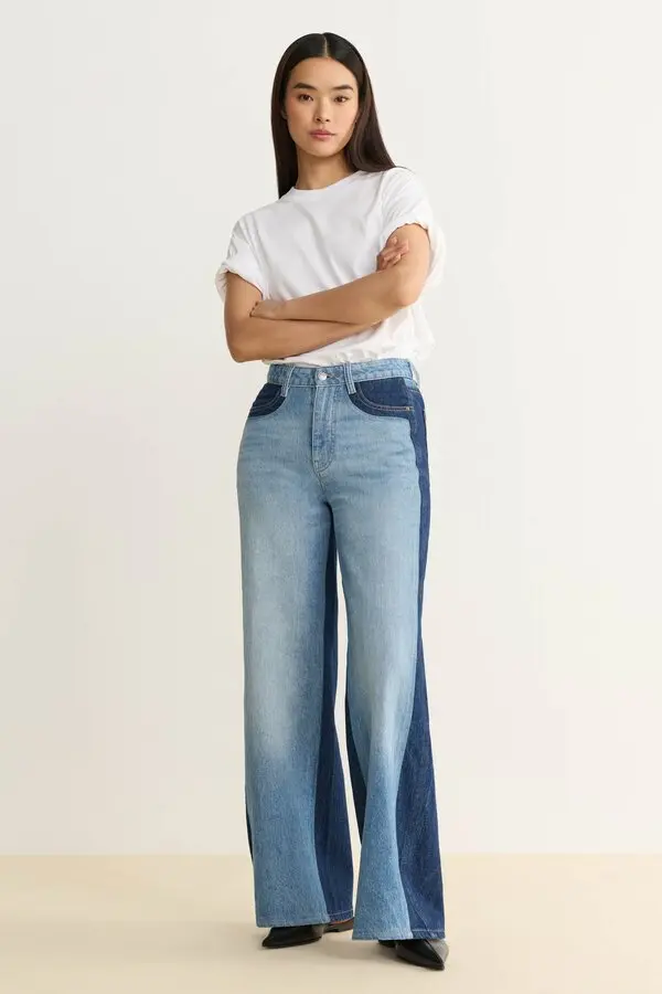 Warp + Weft Nce Wide-leg Jeans | All Mixed Up
