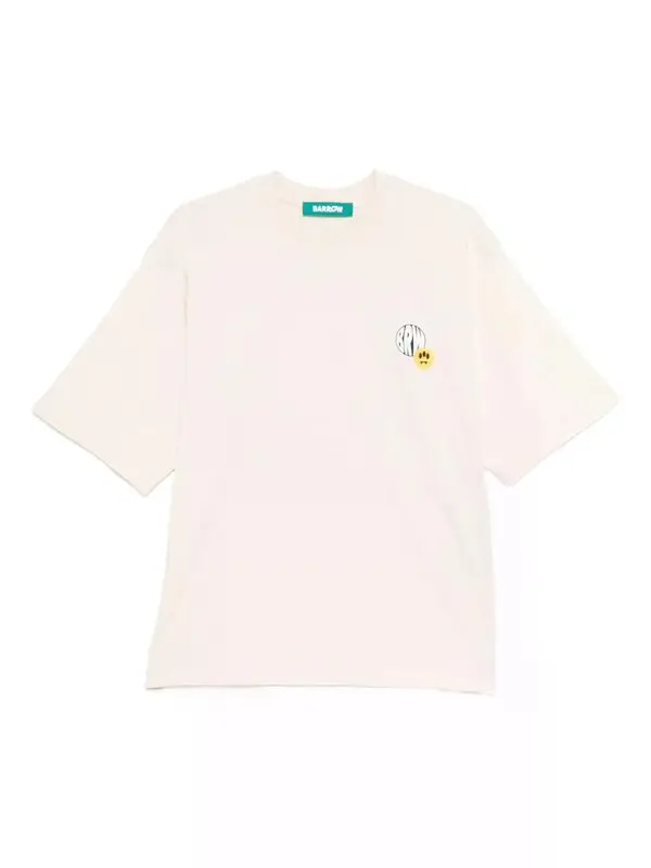 BARROW Graphic-print T-shirt - White