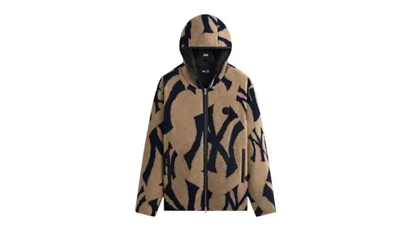 Kith X New York Yankees Hooded Pinehurst Sherpa Jacket