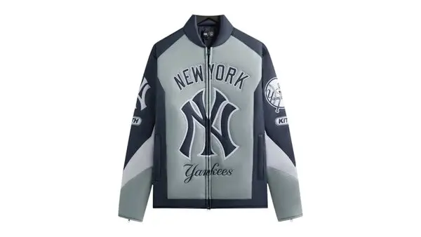 Kith X New York Yankees Zip Brixton Puffed Shirt Jacket