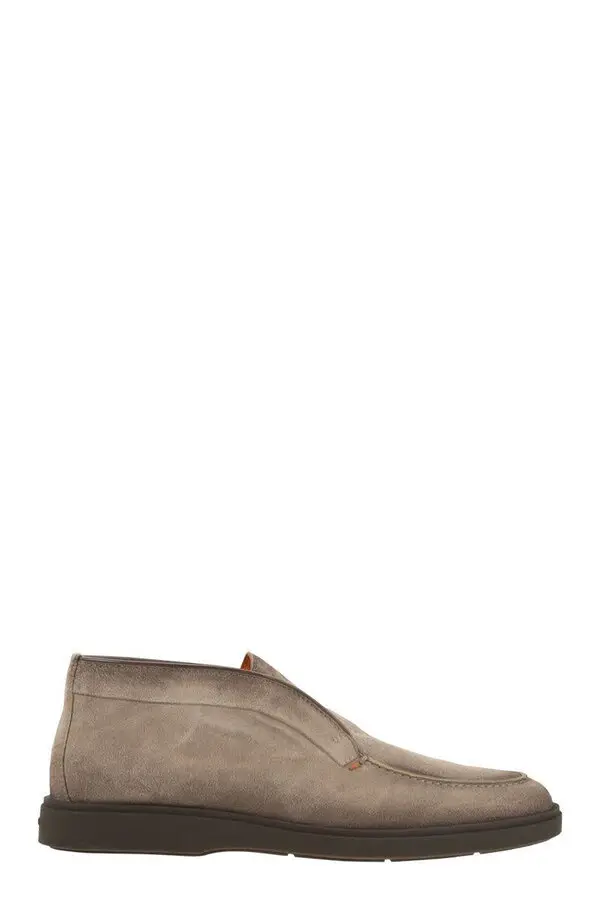 Santoni Suede Leather Desert Boot