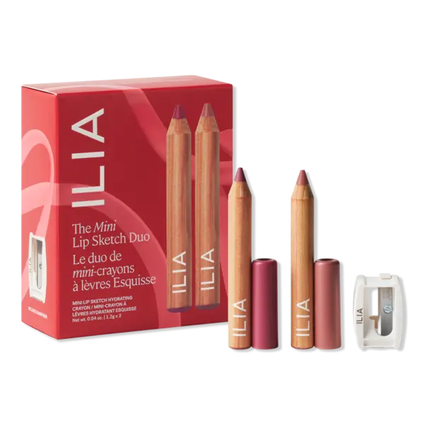 ILIA The Mini Lip Sketch Duo Clean Mini Lipstick + Lip Liner Set