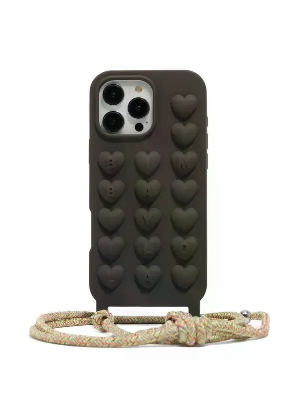 Bimba Y Lola Heart-embellished Iphone 16 Pro Max Phone Case