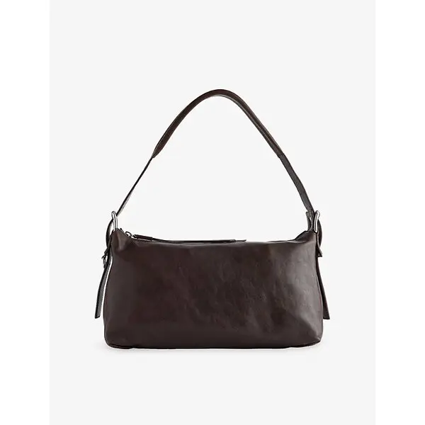 LEMAIRE Baguette Leather Shoulder Bag