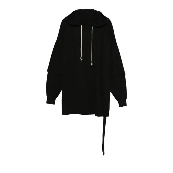Rick Owens Tommy Hustler Hoodie - Black