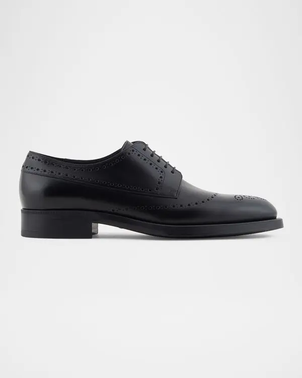 Giorgio Armani Leather Brogue Derby Shoes