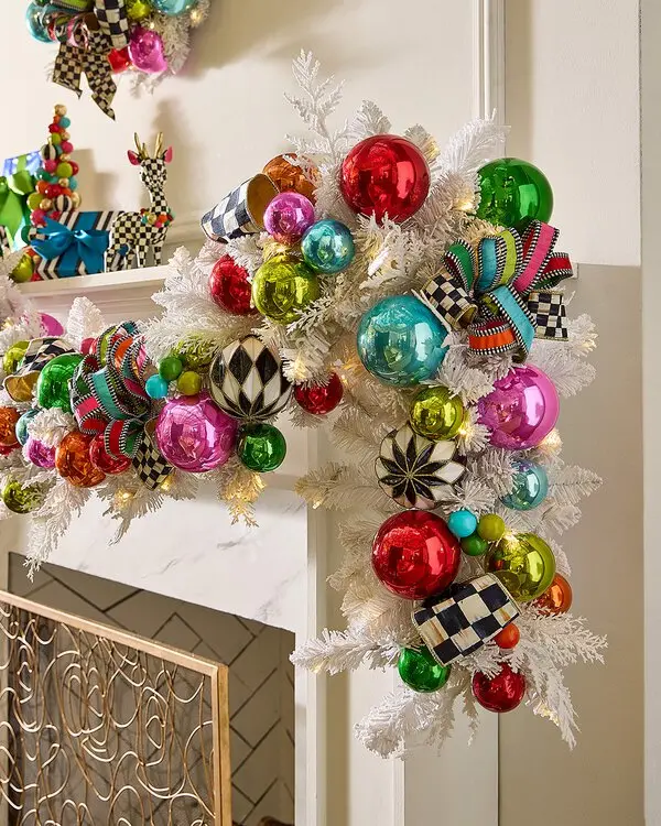 MACKENZIE-CHILDS Confetti Christmas Garland, 71