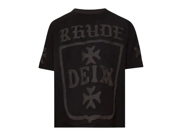 Rhude Deix Shield Oversized T-shirt - Black