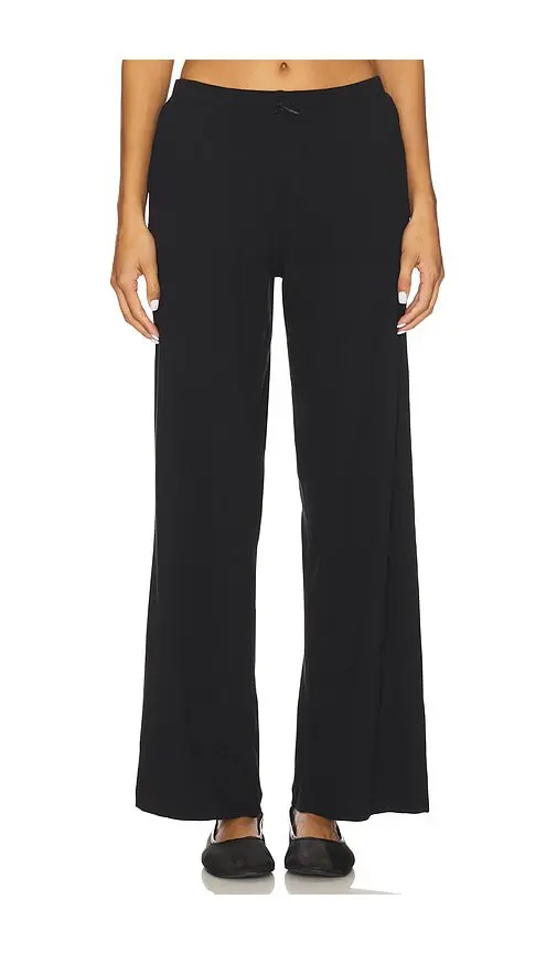 RAT BOI Pointelle Pant In Black