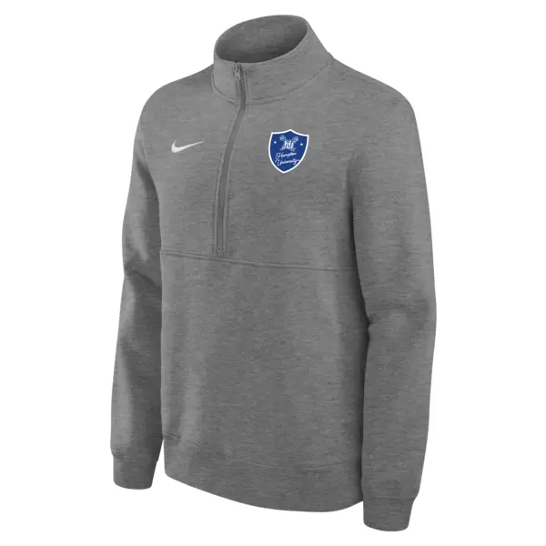 Nike College Club Fleece 1/4 Zip Top - Grey