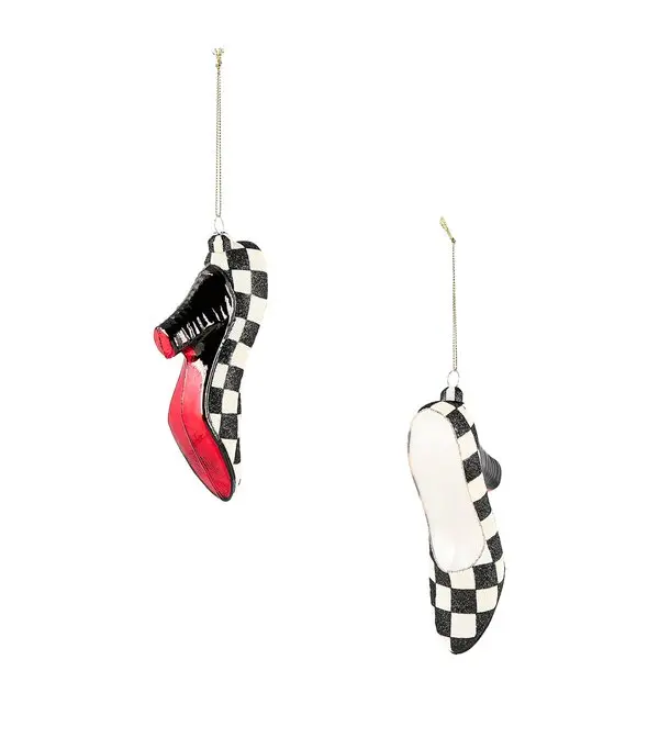 MACKENZIE-CHILDS Courtly High Heels Tree Decorations