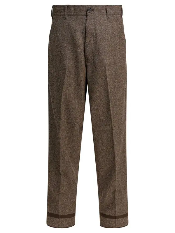 MAISON MARGIELA Wide Leg Wool Pants