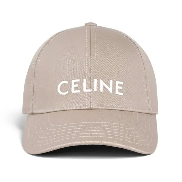 Celine Cotton Baseball Cap - British Beige
