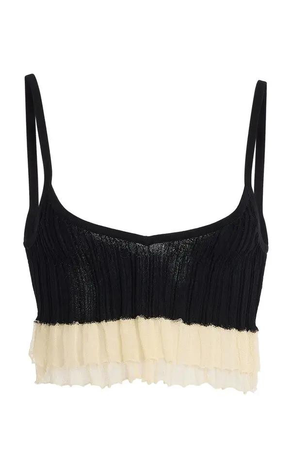 ASHLYN Kimi Pleated Trim Bralette