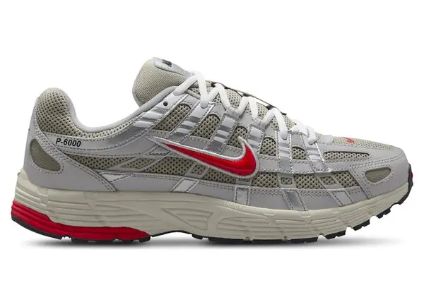 Nike P6000 Sneakers - Grey/fire Red/white