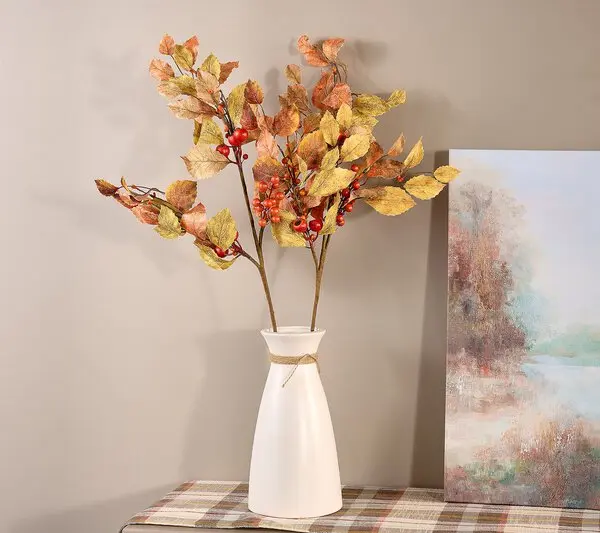 VALERIE PARR HILL As Is Set-2 Harvest Leaf And Berry Sprays Valerie