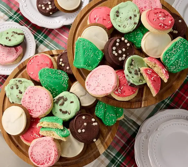 CHERYL'S Sh11/10 48pc Holiday Frosted Flavors Cookie Assort