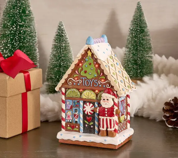 JIM SHORE Heartwood Creek 1st Annual Led Gingerbread