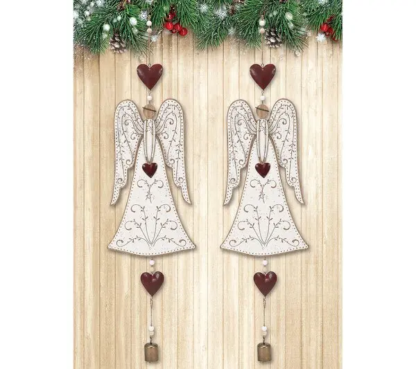 SUNSET VISTA DESIGNS Angel Hanging Buddy Set Of 2