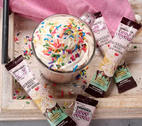 GEORGIA'S LOCO COCOA Sh12/8 24 Hot Cocoa Mix Packets