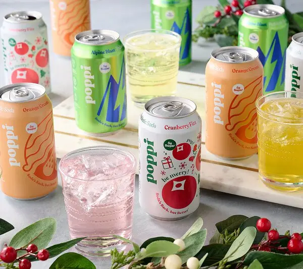 POPPI Sh11/10 12 Oz Cans 5g Sugar Soda