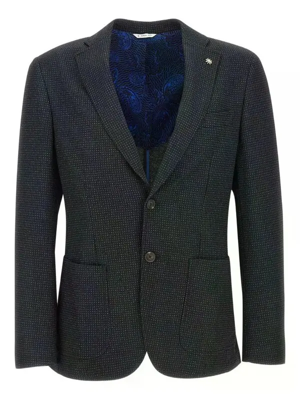 MANUEL RITZ Single-breasted Blazer - Black