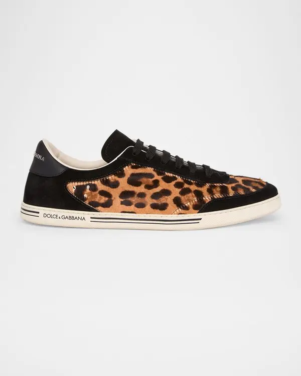 Dolce & Gabbana Saint Tropez Low-top Sneakers - Leoprd