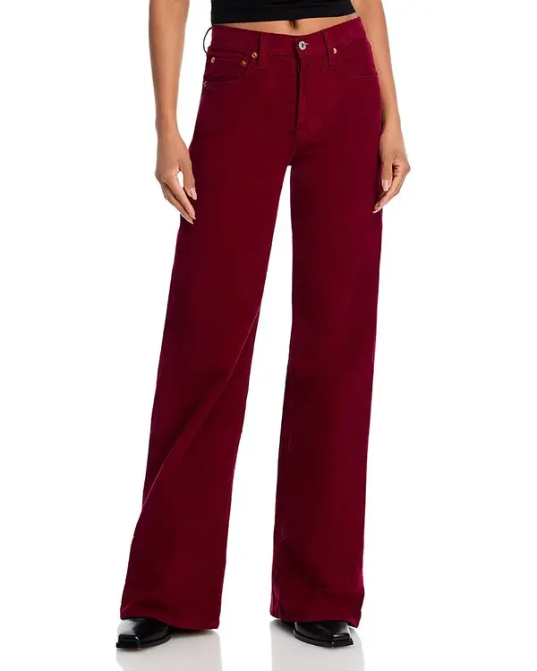 RE/DONE High-rise Wide Leg Jeans