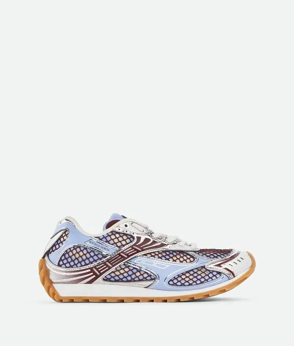 Bottega Veneta Orbit Lace-up Sneakers - Barolo/blue Bell