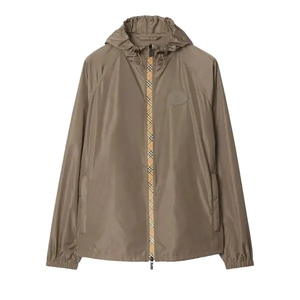 Burberry Hooded Zip-up Coat