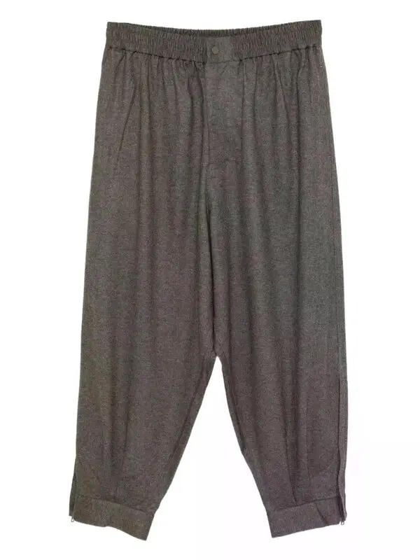 CROQUIS Cropped Tapered Trousers